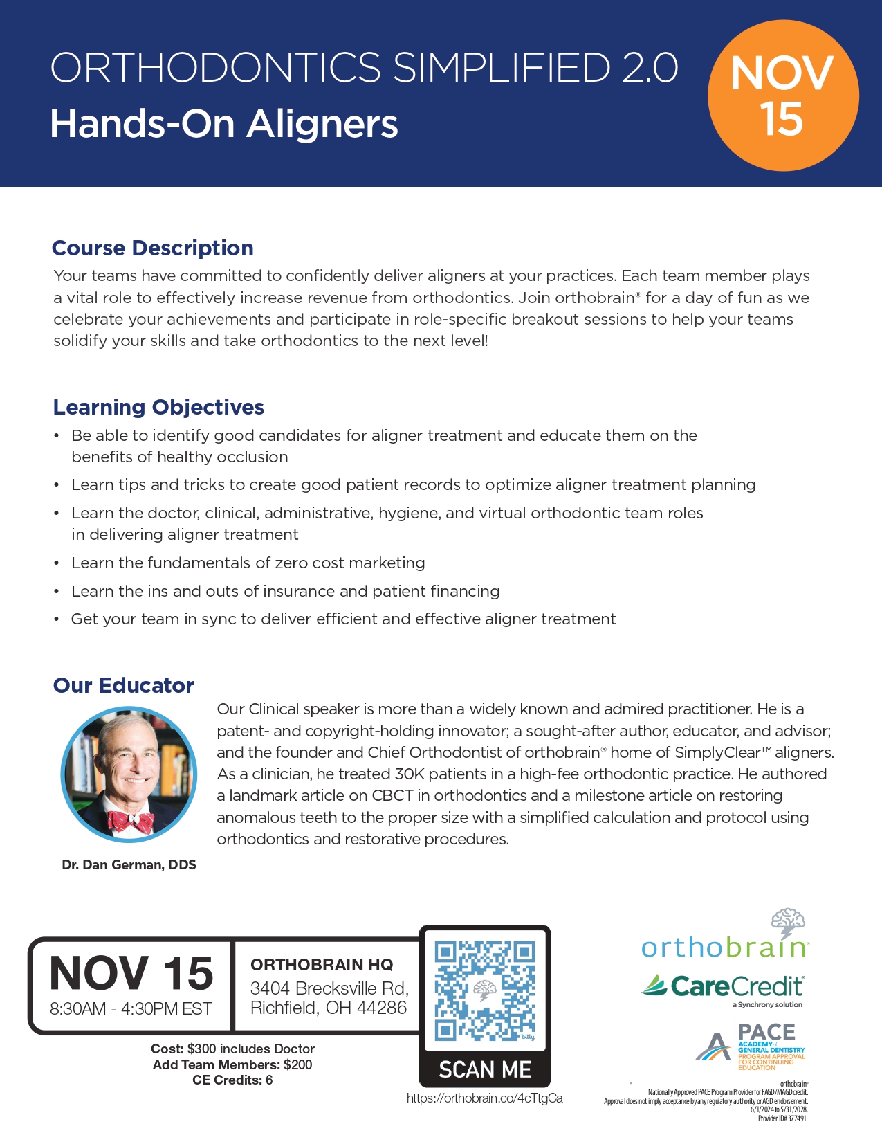 ORTHODONTICS SIMPLIFIED 2.0 Hands-On Aligners - orthobrain university